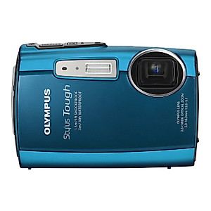 Olympus Stylus Tough 3000 12 MP Digital Camera with 3.6x Wide Angle Zoom and 2.7-inch LCD (Blue) (Old Model)