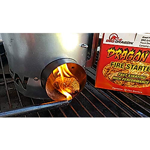 BBQ Dragon Egg Fire Starter-32 Pack Fire Starters for Fireplace-Ultra Fast, Long Lasting Charcoal Starter-Waterproof, Natural Fire Starters for Wood Stove, Campfire, Fire Pit, Charcoal Grill, Fatwood
