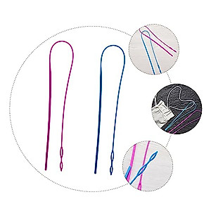 EXCEART 1 Set String Drawstring Sewing Tools Wire Guide DIY Knitting Tools Threader Auxiliary Threading Tool Thread Inserting Tool Set Belt Threader Embroidered Drawstring Thread