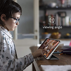 Pritom 10 inch Tablet Cover Case Compatible with Pritom Touch 10 or M10（3G Tablet 10 inch - Fixed Viewing Angle, Stand Folio and All-Round Protection