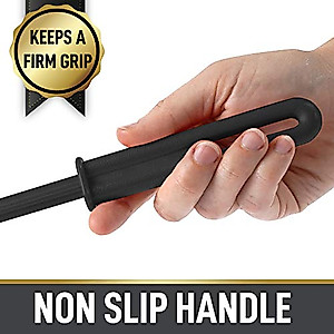 Simple Craft Meat Chopper - Premium Meat Masher, Ground Beef Masher, & Hamburger Chopper Utensil - Perfect For Turkey, Mashed Potato, Baking, Cooking & More (Black)