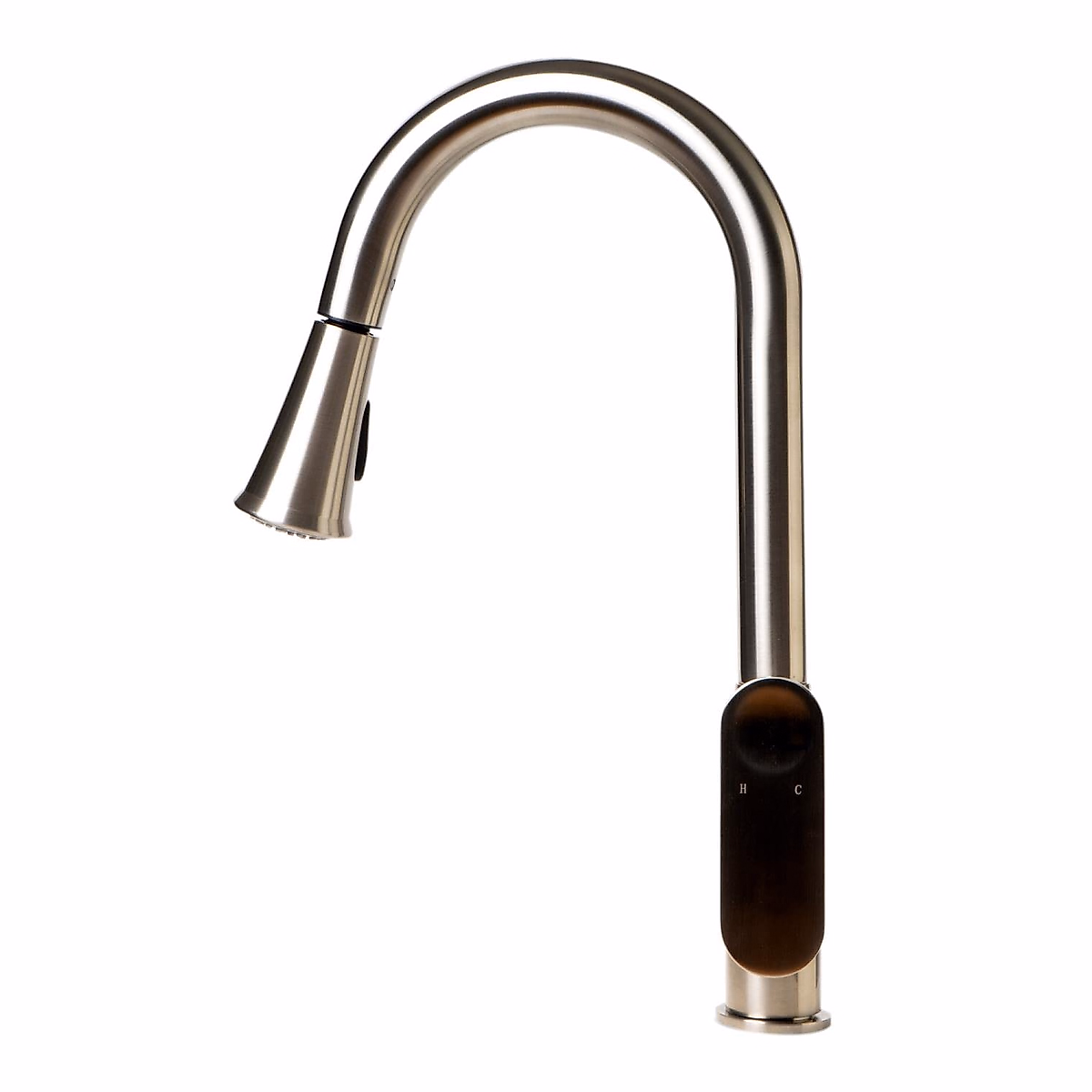 ALFI brand ABKF3480-BN Kitchen Faucet, 15.25"H, Brushed Nickel