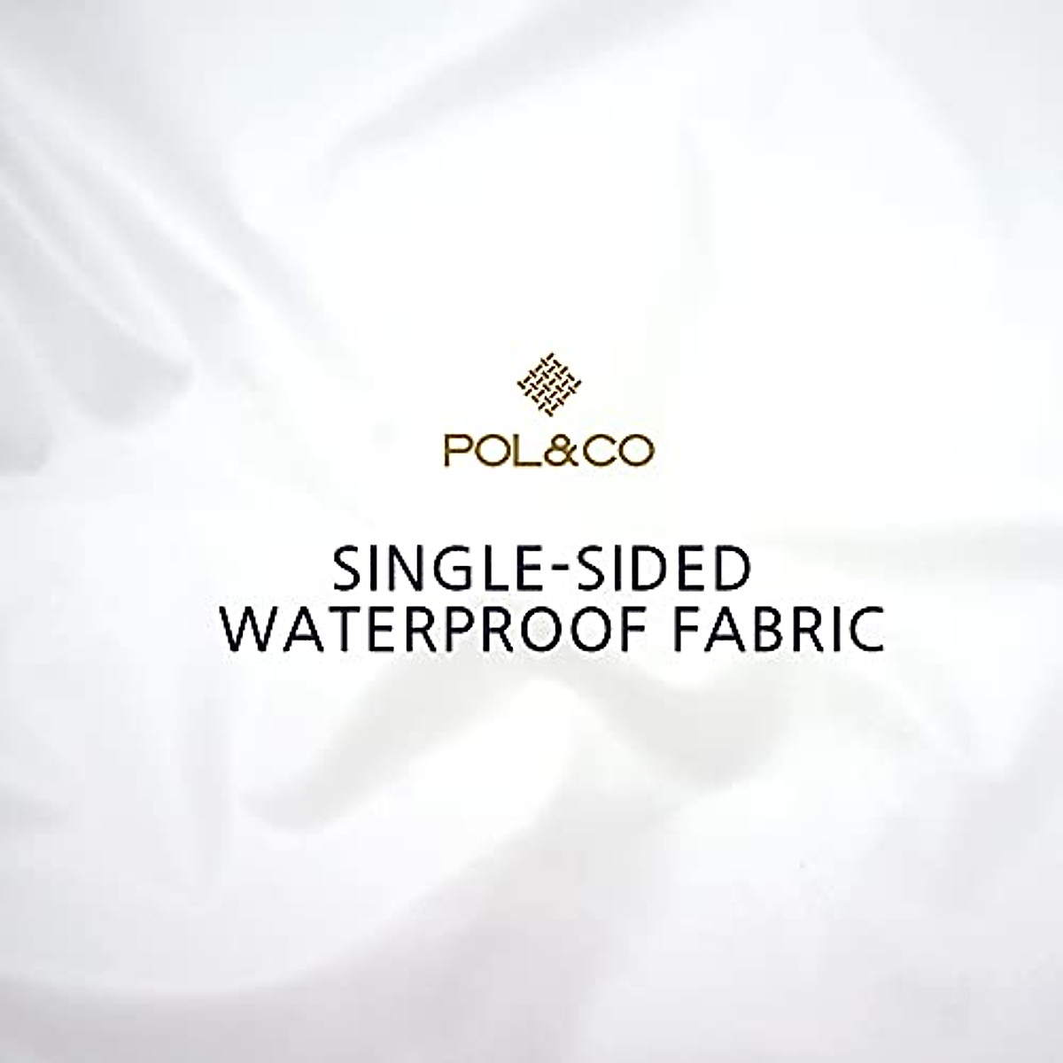 Waterproof Fabric by The Yard - 85" (White, 5 Yard) | Bedding Textile | White Fabric Tablecloth