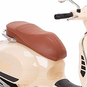 Huffy Kids Battery 6V Ride-On Vespa Scooter Beige