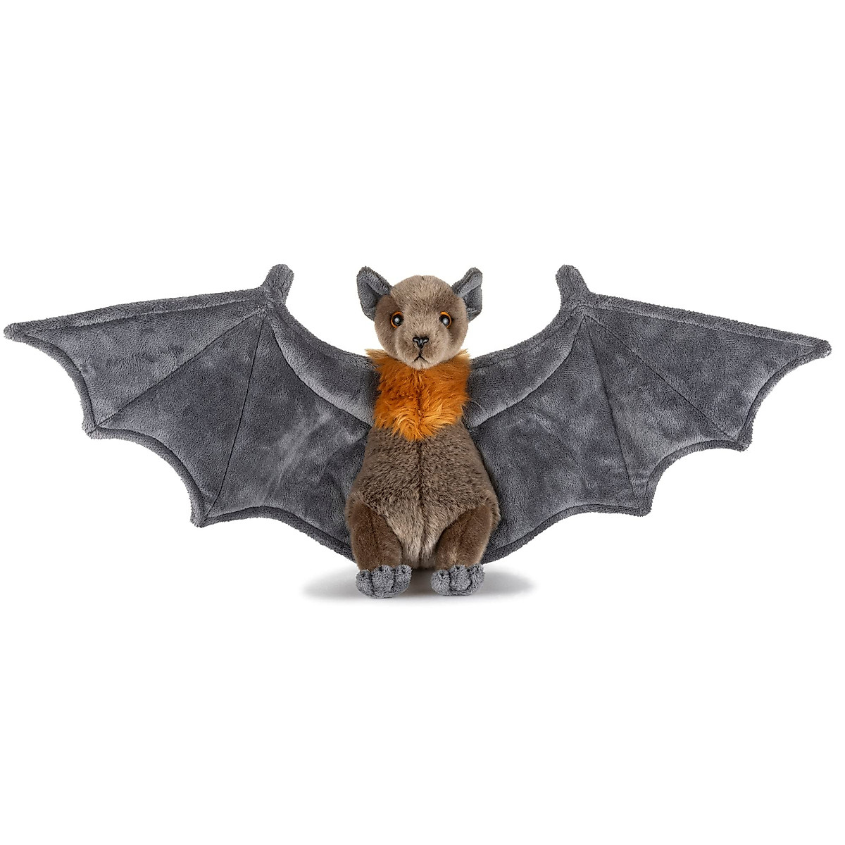 Wildlife Tree 11 Inch Bat Plush - Lifelike Stuffed Animal from The Kingdom Collection, Educational Toy for Nighttime Wildlife Enthusiasts