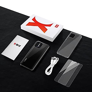 Xgody X13 Unlocked Smartphone, 6.1 Inch 2022 4G Dual SIM and Dual 5MP Camera Cheap Cell Phone, Android 9.0 OS Phones, 3000mAh Massive Battery, Face Recognition (Blue)