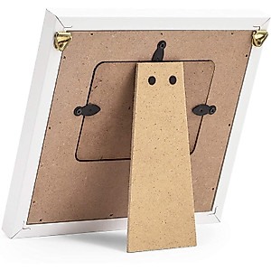 Juvale White Sonogram Keepsake Frame for 4 x 3 Ultrasound Photos (7 x 6.5 Inches)