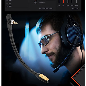 A40 Microphone Replacement for Logitech ASTRO A40/A40 TR Gaming Headset Microphone for PS5,PS4,Xbox One,Xbox Series X/S,PC,Mac,Phone,Detachable 3.5mm Noise Cancelling Headset Microphone Accessory