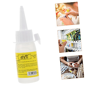 SHINEOFI 5pcs Glue Bottle Applicator Dropper Bottle Mini Dropper Bottles Applicator Bottle Glue Dispensing Bottle Mini Squeeze Bottle Gluing Project Bottle Button Child Filler Plastic
