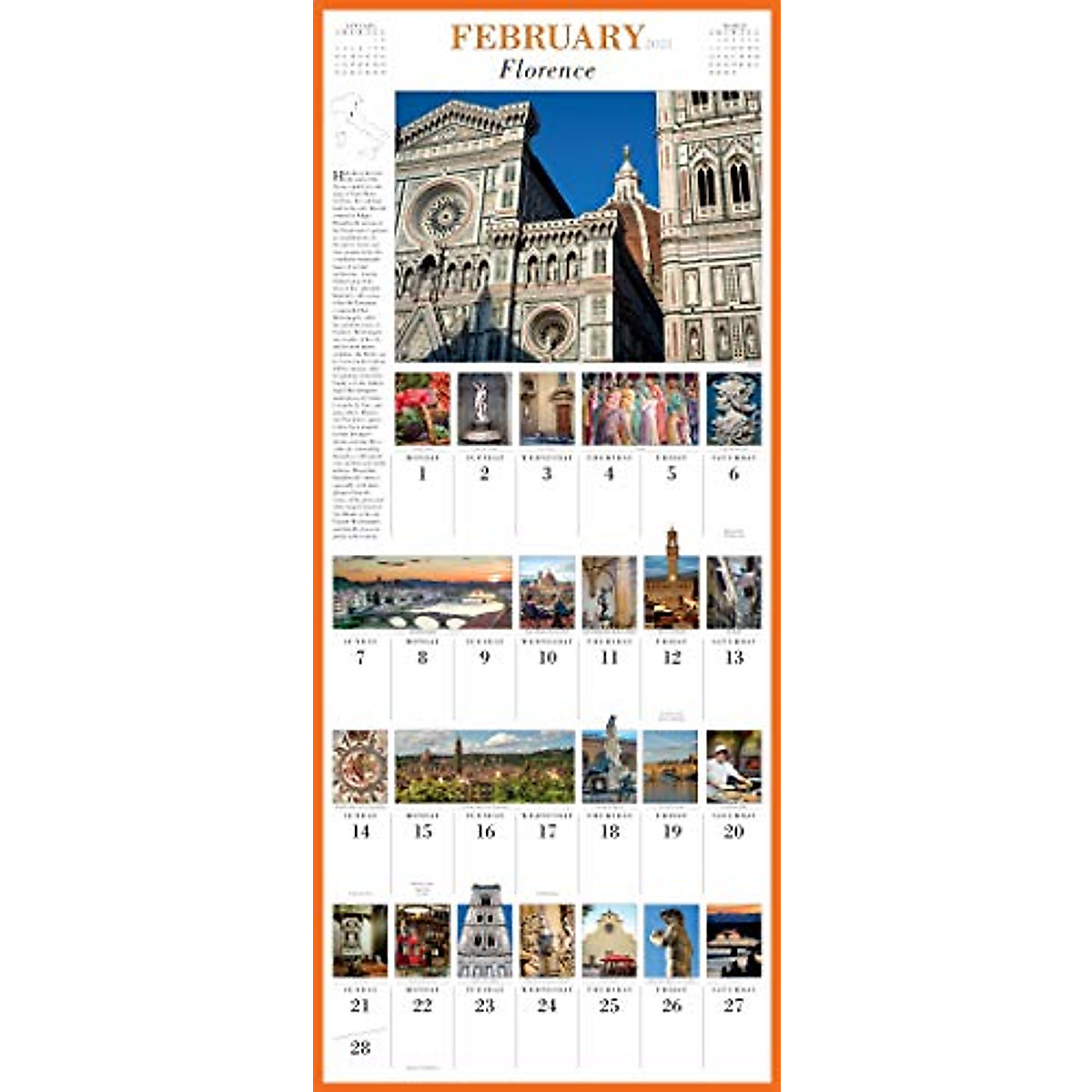 365 Days in Italy Picture-A-Day Wall Calendar 2021