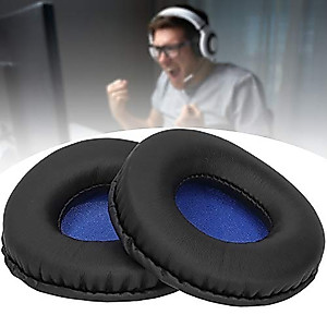 Hilitand Ear Pads for Skullcandy Hesh, Replacement Ear Cushion Cotton Sponge Headset Earpads Earmuffs Foam Cover for Skullcandy HESH/HESH 2.0 Wireless Over-Ear Headphones(Black+Blue)