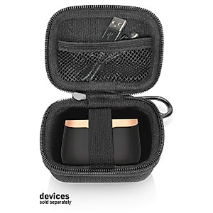 alltravel Protective case for Sony WF-1000XM3 Industry Leading Noise Canceling Truly Wireless Earbuds, with Full Protection from Shock, Shake, Scratch and Drop (Black case)
