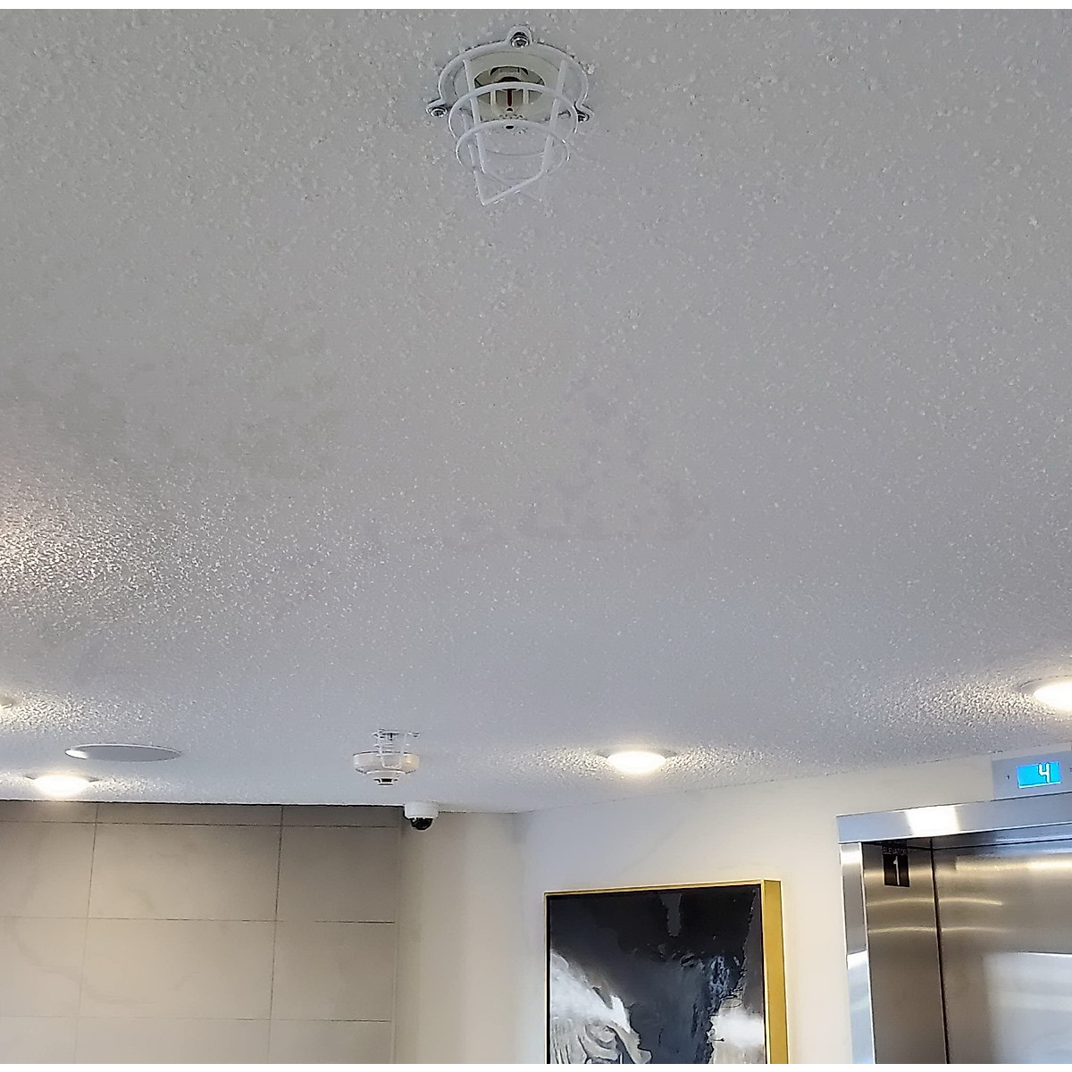 Happy Tree (2 Pack) White Fire Sprinkler Head Guard Cover for Both 1/2" & 3/4" Fire Head for Protecting Flush Mount & Side Wall & Pendent Head Semi - Recessed Sprinkler Head Cage