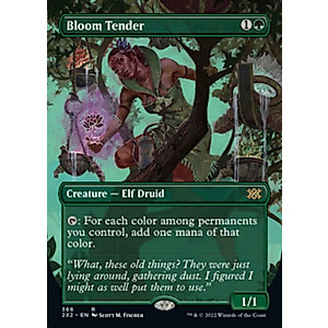 Magic: the Gathering - Bloom Tender (366) - Borderless - Foil - Double Masters 2022