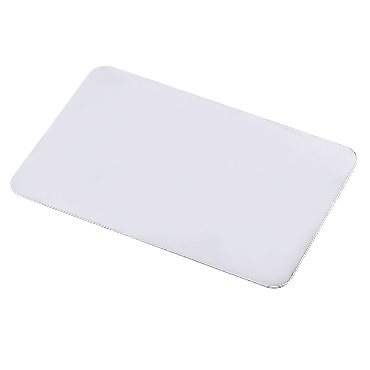 Mixing Palette Small Stainless Steel Makeup Palette Rec Shape Mixing Plate Tools with Spatula Nail Art Palette for Blending Cosmetic Shades