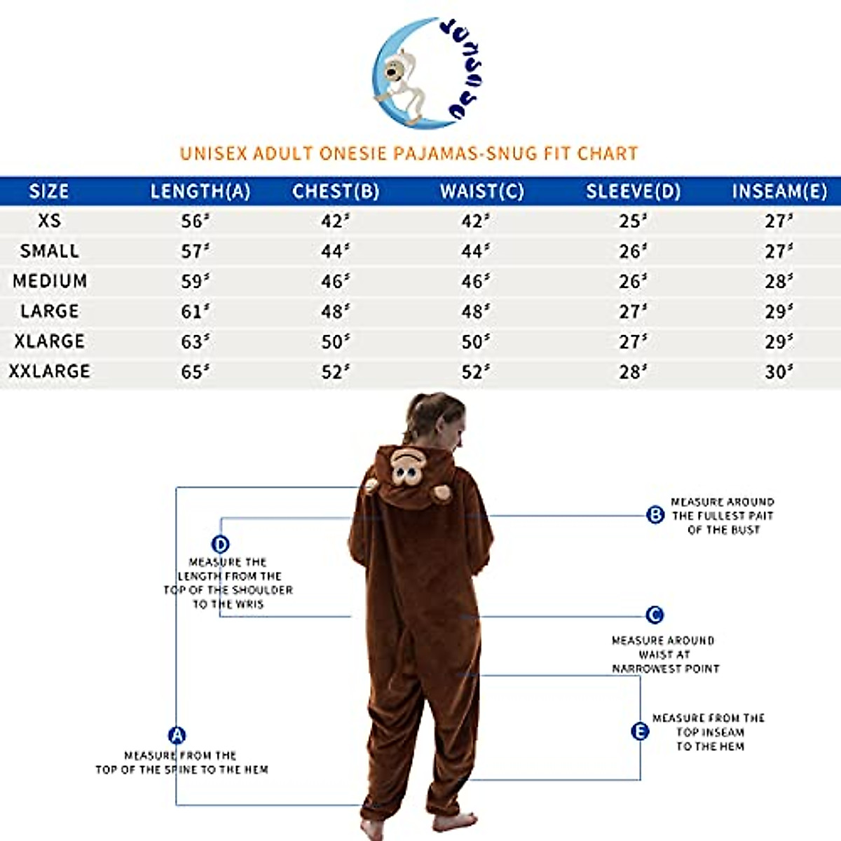 COSUSKET Snug Fit Unisex Adult Onesie Pajamas, Flannel Cosplay Animal One Piece Halloween Costume Sleepwear Homewear