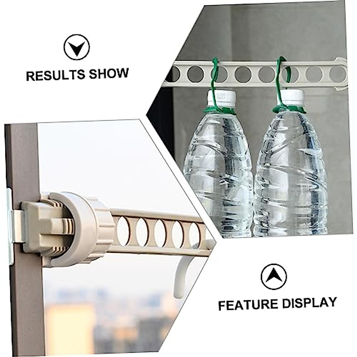 BUGUUYO 3pcs Rotary Clothes Rack Travel Hanger Hanging Racks for Clothes Adjustable Clothes Rack Clothes Hanger Pants Hanger Portable Abs Portable Clothes Racks Clothes Drying Hooks Suit