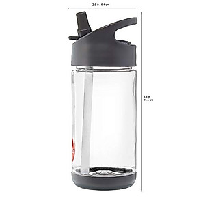 3 Sprouts Water Bottle – Kids Small Spill Proof 12oz. Plastic Spout Water Bottle