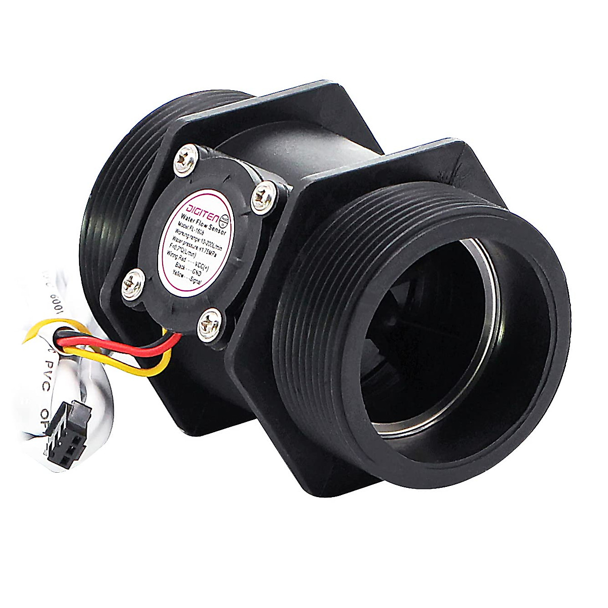 DIGITEN G2 2 inch Water Flow Hall Sensor Switch Meter Flowmeter Control 10-200L/min
