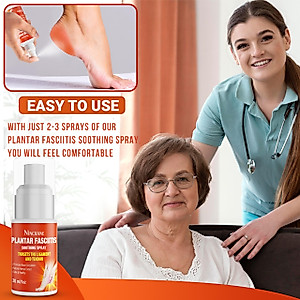 Plantar Fasciitis Foot and Heel Comfort with Maximum Strength, Fast and Effective for Plantar Fasciitis Spray with Natural Herbal Concentrate Formula