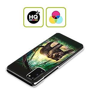 Head Case Designs Officially Licensed Anthony Christou Black Panther Fantasy Art Hard Back Case Compatible with Samsung Galaxy Z Flip / 5G