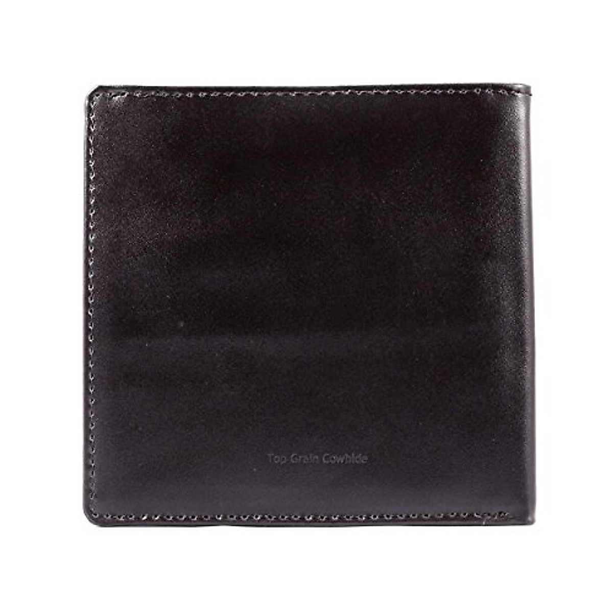 Big Skinny Men's World Leather Bi-Fold Slim Wallet, Holds Up to 35 Cards, Black