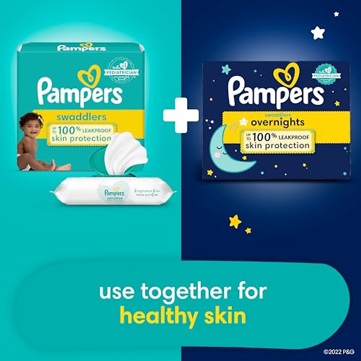 Pampers Baby Diapers - Swaddlers - Size 2, 148 Count, Ultra Absorbent Disposable Infant Diaper