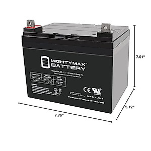Mighty Max Battery 12V 35AH SLA Battery Replacement for EP-SLA12-35L