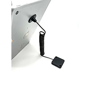 LORADAR 7ft Retractable Cable Lock with Double Sided Adhesive for Gaming Controller, Tablets, Mobile Phones Other Hardware Showroom and Controller, TV, DVD Remote Control Tether… (Black 10PACK)