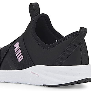 PUMA Women's Better Foam Prowl Slip On Sneaker, Black-Pale Grape, 6