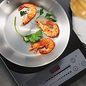 Tramontina Fry Pan Stainless Steel Tri-Ply Clad 12-inch, 80116/007DS