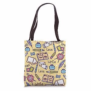 Writer Write Novelists Writing Biographer Gifts For Author Tote Bag