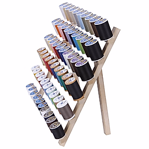 Dritz, 1 pc Wooden Thread Rack, Smooth Wood