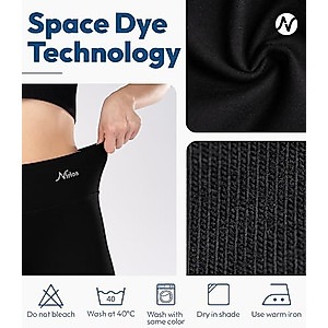 Nirlon Women's Bootcut Yoga Pants - Flare Leggings Yoga Pants Women Soft & Breathable Womens Yoga Pants Flared Leggings Regular & Plus Size Yoga Pants for Women Wide Leg (3XL 28" Inseam, Black)