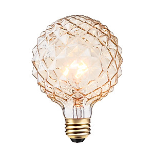 Globe Electric 84637 Designer 40W Crystal Design Bulb