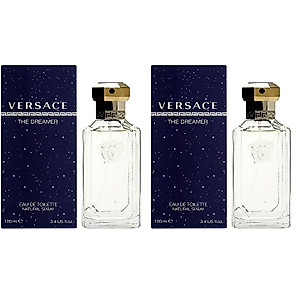 Versace The Dreamer for Men 3.4 oz Eau de Toilette Spray (Pack of 2)