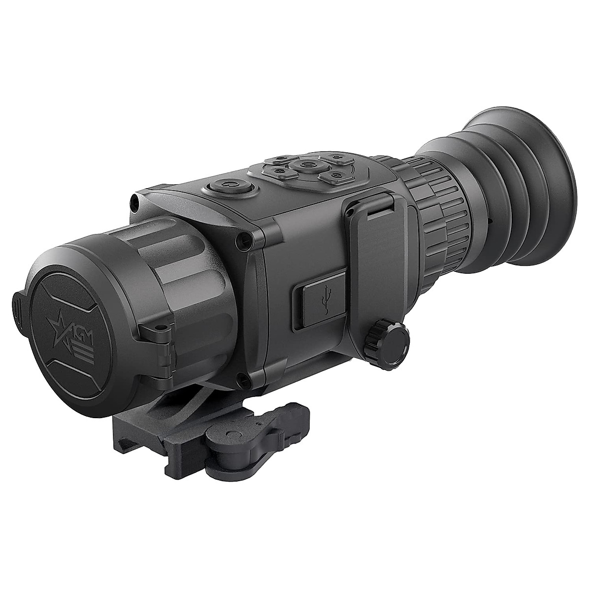 AGM Global Vision Rattler TS 19-256 Thermal Riflescope with 256x192 Resolution, Video Recording, and Wi-Fi Transmission, Waterproof and Shockproof, Ideal for Hunting and Outdoor Activities.