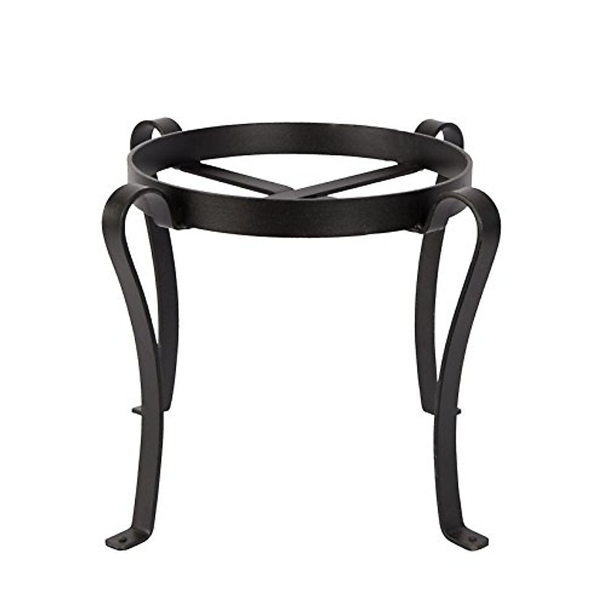 Achla Designs Patio Flower Pot Plant Stand, 12-in H Black