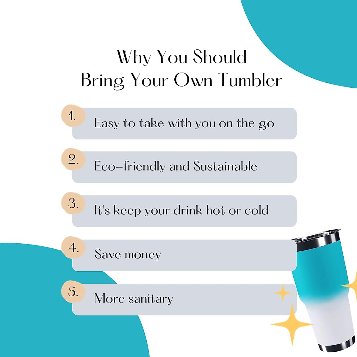 Haven Space Collections Travel Coffee Mug 30 Oz - Leak Proof Stainless Steel Tumbler - Insulated Coffee Mug