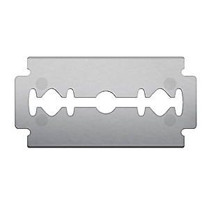 Double Edge Safety Razor Blades, Swedish Steel, 50 Count, by VIKINGS BLADE, Platinum Coated Replacement Razor Blade & Refills, Eco Friendly, Smooth, Close, Clean Shaving Blades, Mild & Gentle on Skin