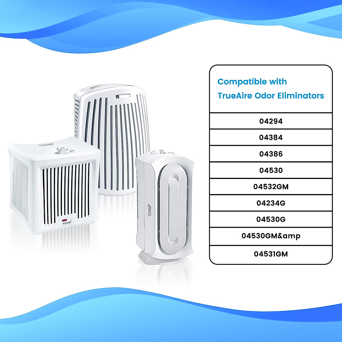 PURIMADE Hamilton TrueAir Replacement Carbon Filter, 12Pack Hamilton Beach TrueAir Filters with 6Pcs Carbon Bags