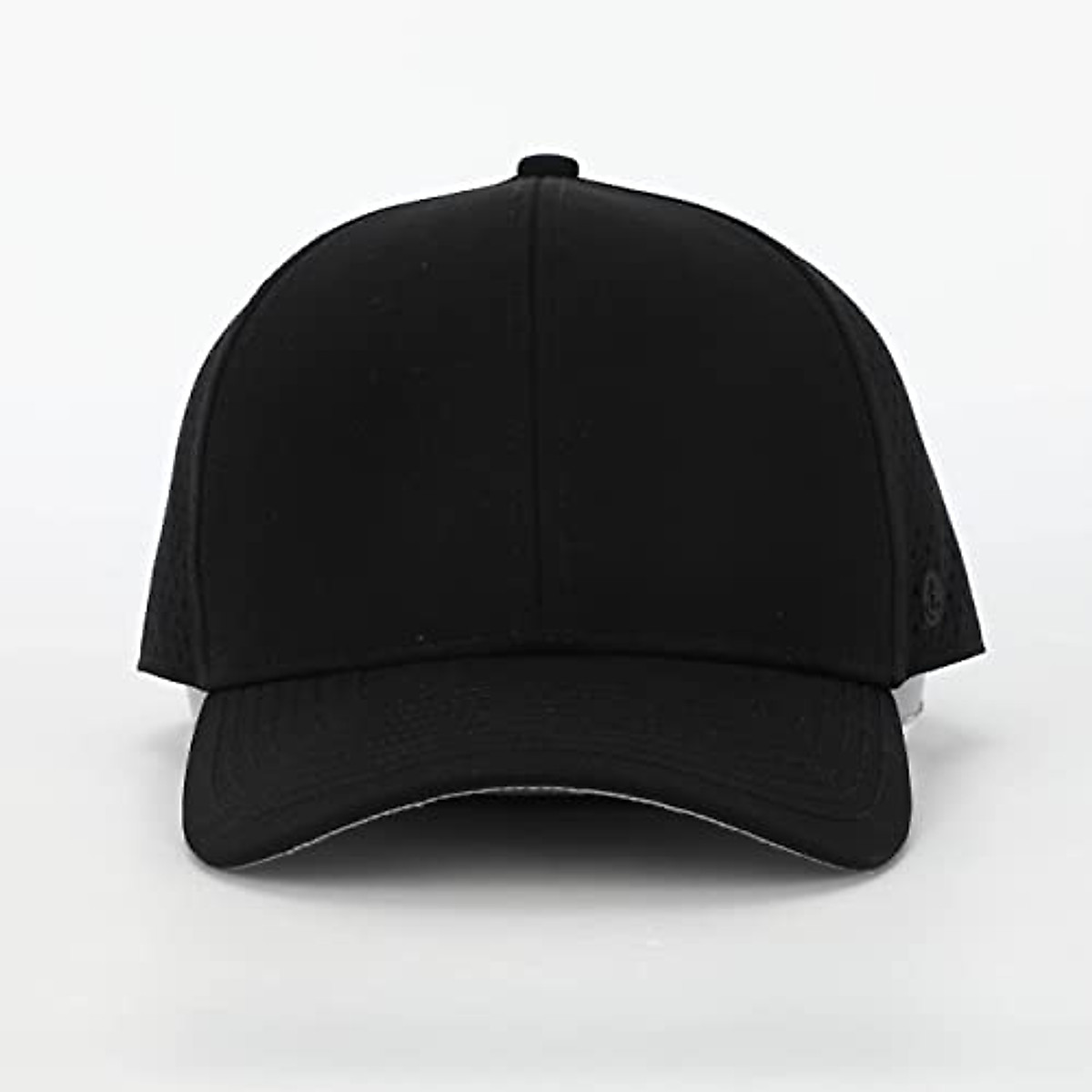 ANKOR Ultra Performance Baseball Hat | Water & Sweat Resistant | Breathable | Golf | Boat | Beach | Lake | Workout | Fishing |Everyday | Minimalist | Men and Women (Black)