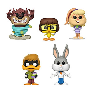 Funko Pop! Warner Brothers HB X Scooby - Set of 5 - Bugs as Fred, Daffy as Shaggy, Lola Bunny as Daphne, Taz as Scooby and Tweety as Velma
