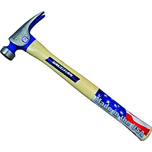 Vaughan & Bushnell CF2L California Framer Hammer with Milled Face, Long Straight Handle, 19-Ounce Head