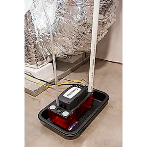 DiversiTech CP-22 Series Automatic Condensate Pump for HVAC/R Equipment, Condensation Removal Pump with Removable Check Valve, 120V, 22' Lift