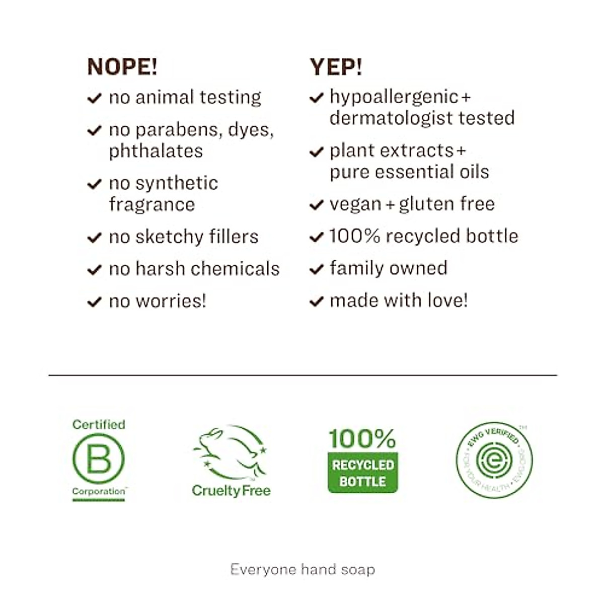 Everyone Liquid Hand Soap Refill, 32 Ounce (Pack of 2), Meyer Lemon and Mandarin, Plant-Based Cleanser with Pure Essential Oils