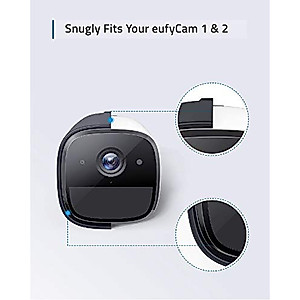 eufy security eufyCam 1 & 2 Skin (2-Pack), Protective Silicone Casing for eufyCam 1, 2 and 2 Pro, Easy to Install, Protection Against UV Rays and Rain