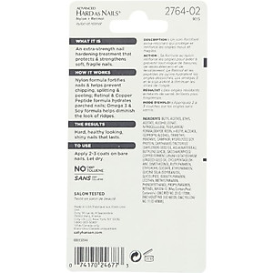 Sally Hansen Advanced Hard As Nails Nail Enamel With Nylon - Natural - 0.45 oz