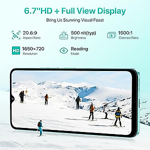 UMIDIGI A15C (8+8GB RAM+128GB ROM) Android 13 NFC Unlocked Cell Phone，48MP Ultra-Clear AI Camera Mobile Phone,5000mAh Battery Smartphone,6.7" HD Full View Display Dual Unlock Phone-Pearl White…