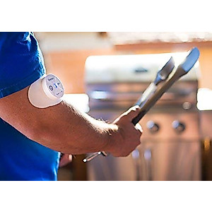 iReliev Wireless Electrode Pads Refill Kit, 4 Pads Per Box, Fits ET-5050 Wireless TENS EMS Receiver Pods, Snap Style Electrodes